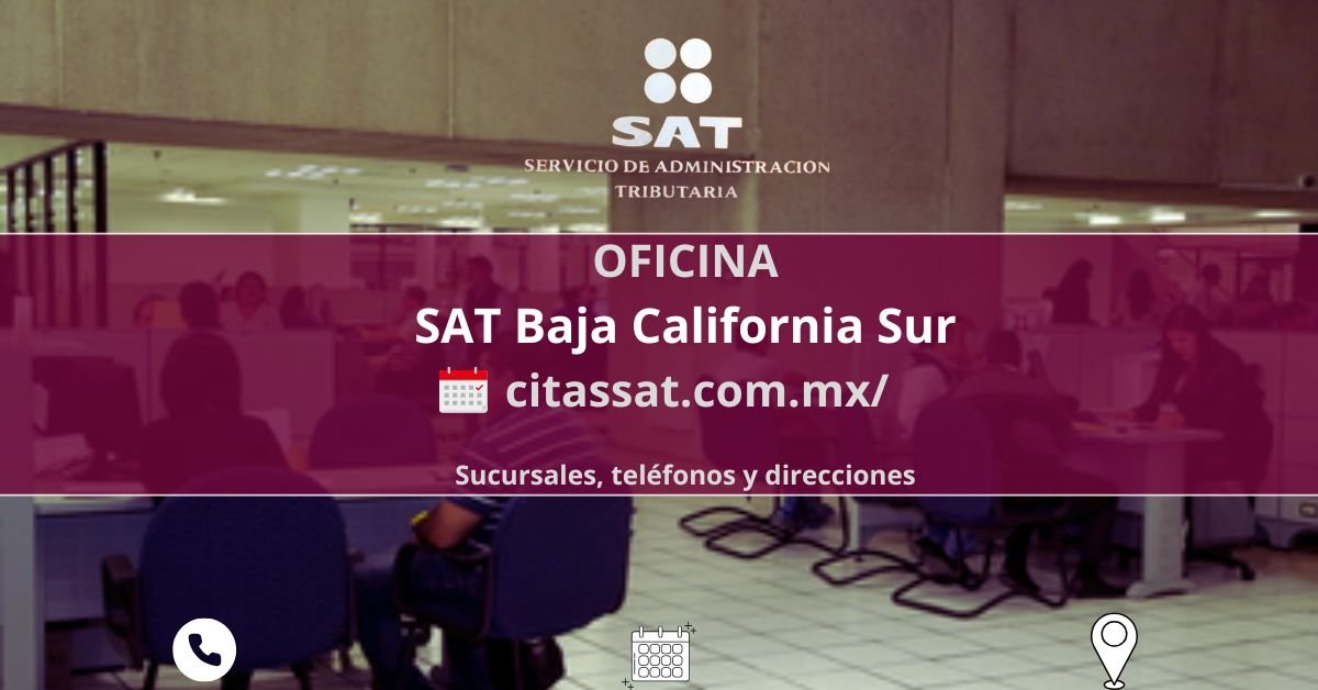 SAT Baja California Sur: Cómo sacar cita, horarios de atención y ...